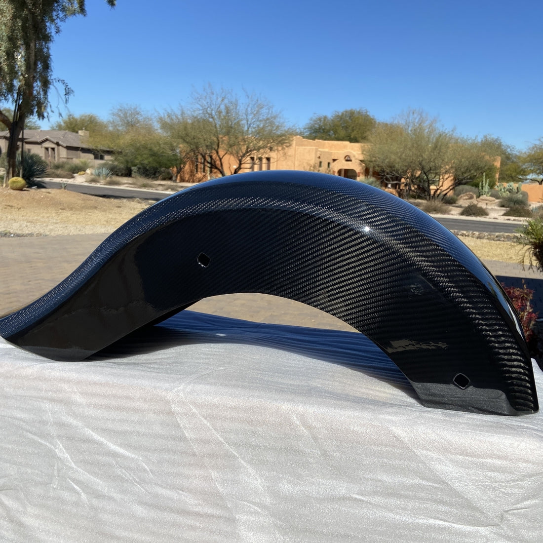 NEW!!! Carbon Fiber rear fender for 2009-up Harley touring models!