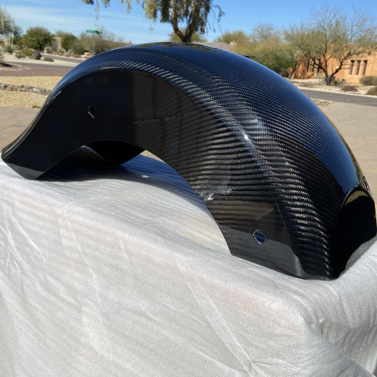 NEW!!! Carbon Fiber rear fender for 2009-up Harley touring models!