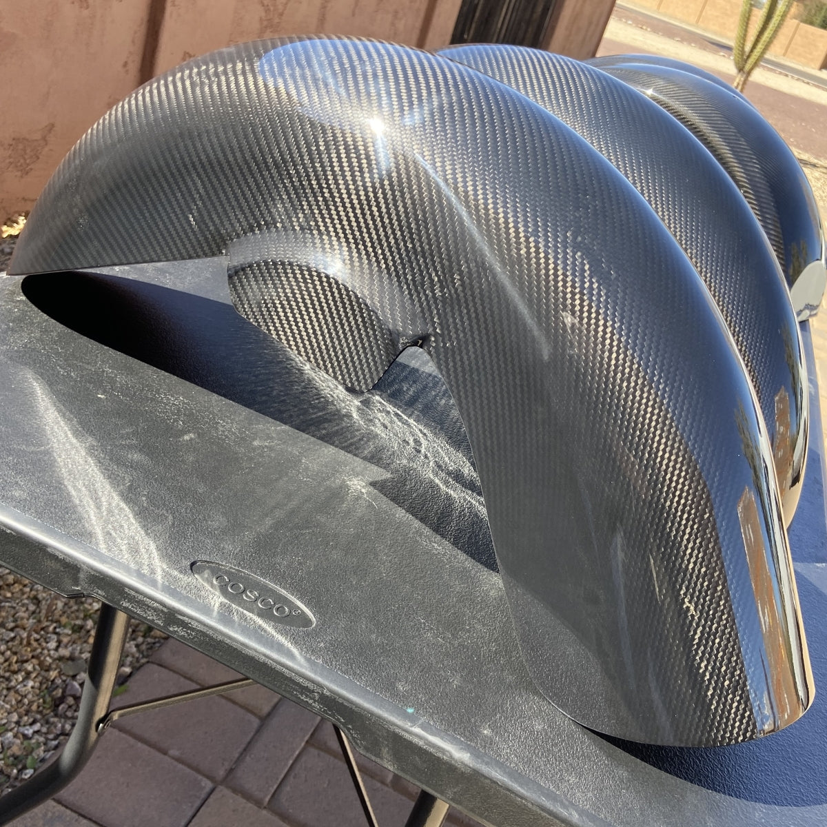 NEW!!! Carbon Fiber front fenders for Harley touring models!