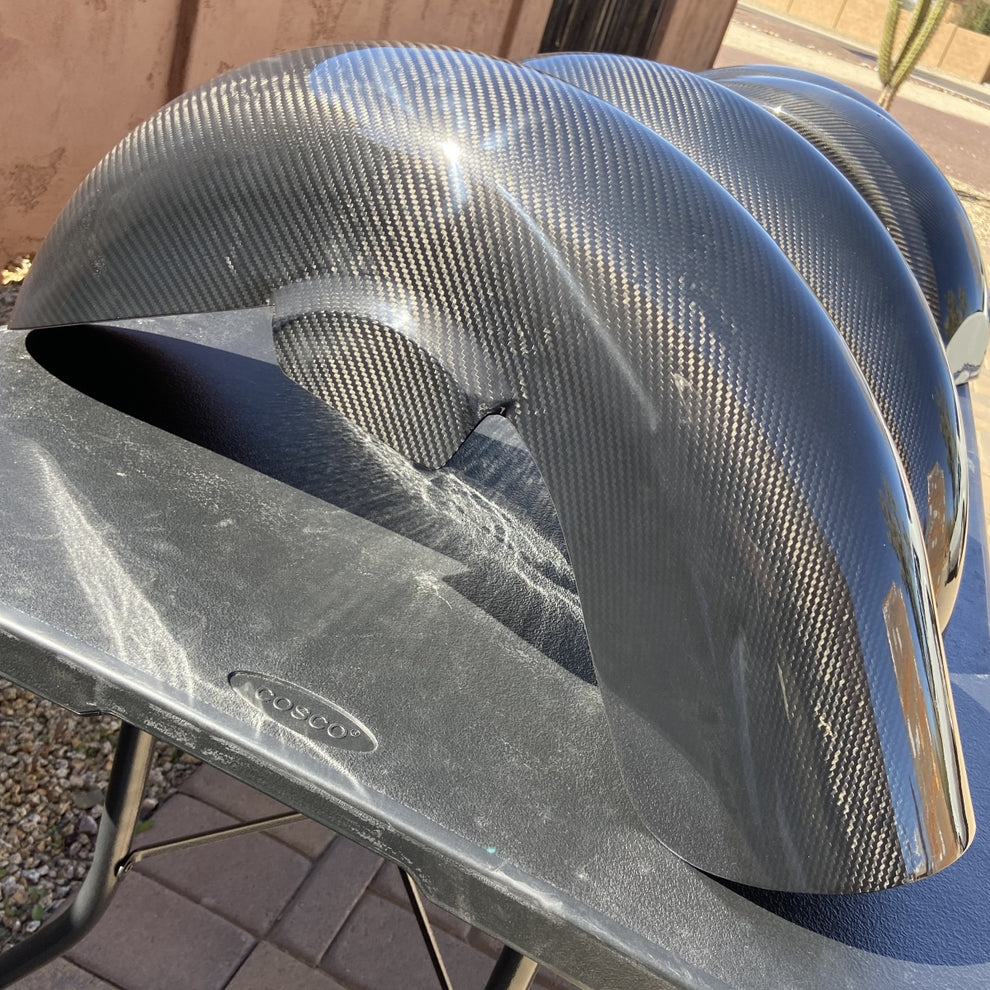 NEW!!! Carbon Fiber front fenders for Harley touring models!